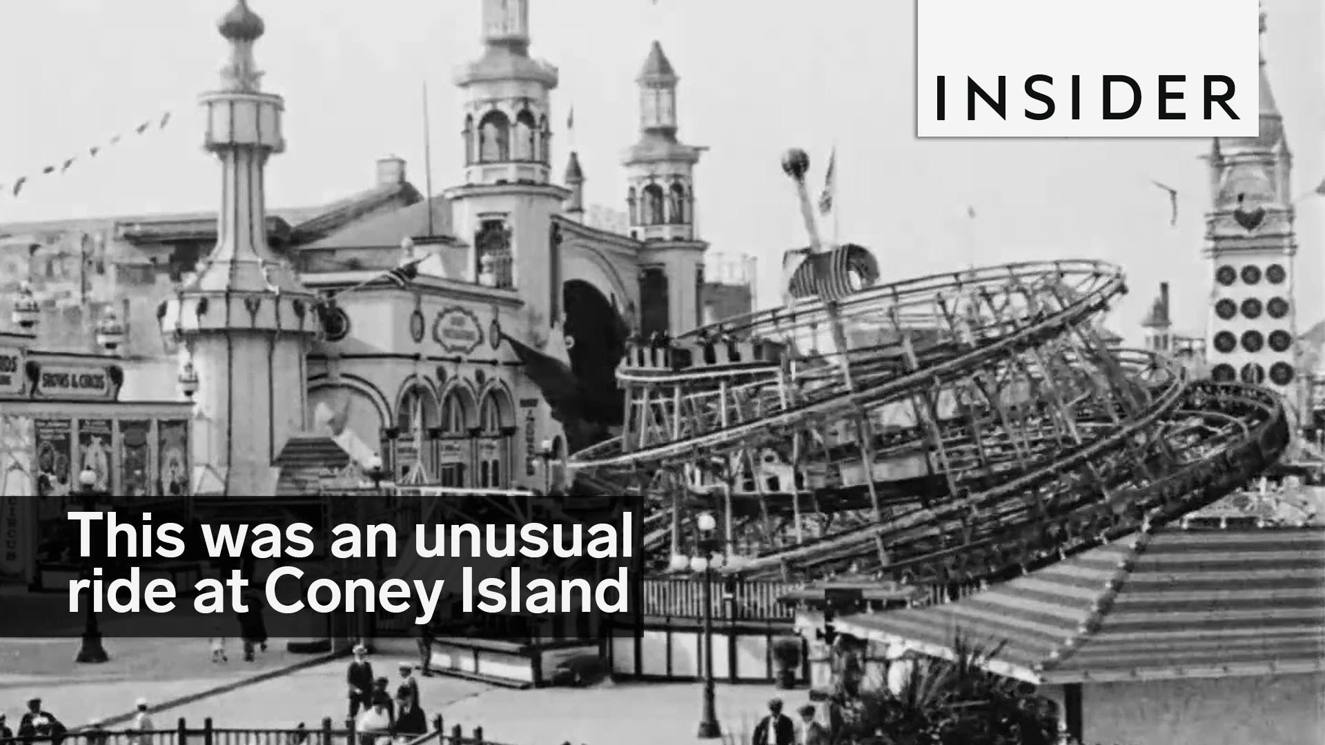 [VIDEO] "The Top" - 1910s Coney Island Roller Coaster That Moved Round ...
