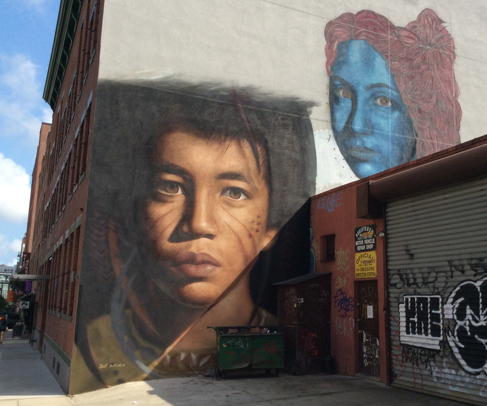 Jorit Paints a Beautiful Hyperrealistic Portrait Mural on a ...