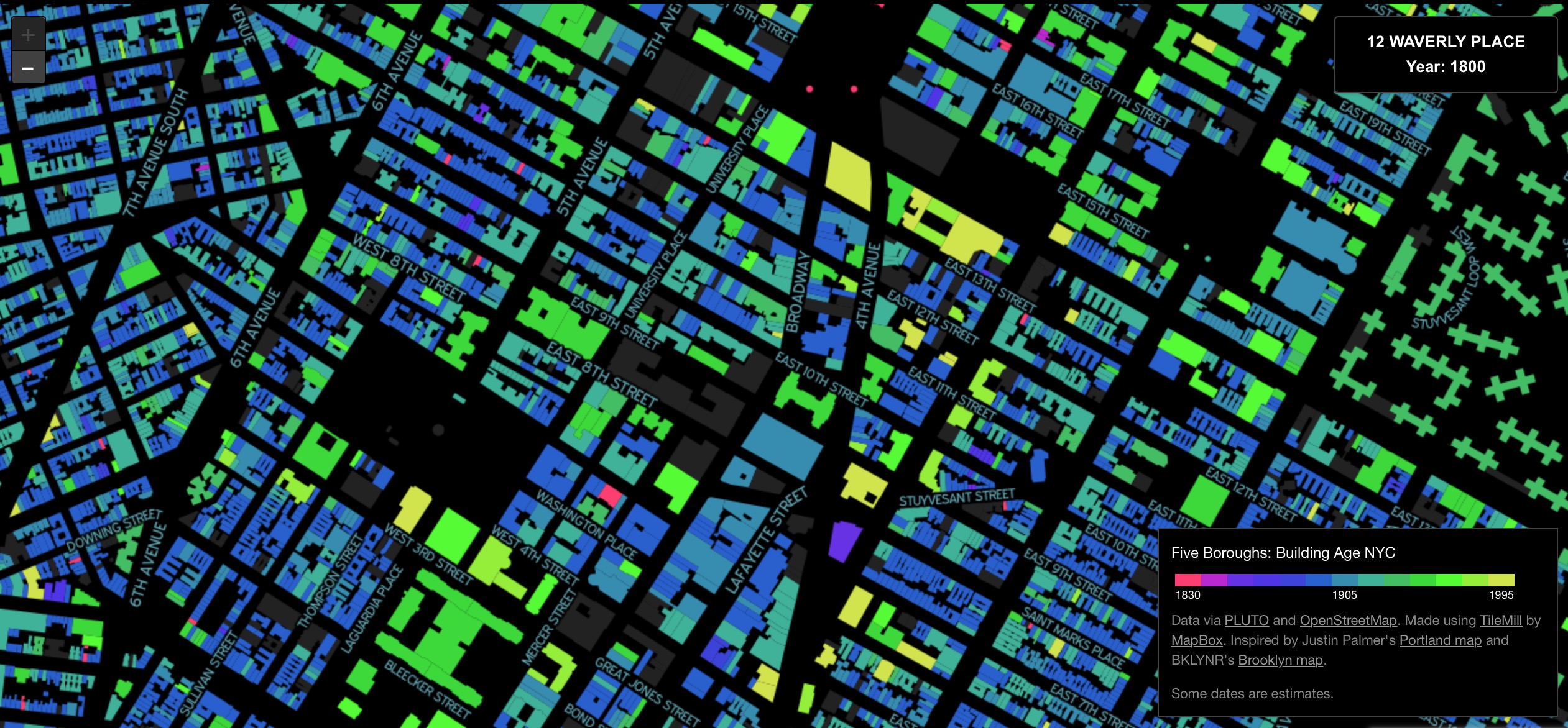 Interactive Timeline Map Shows Every Building Demolition in Manhattan ...