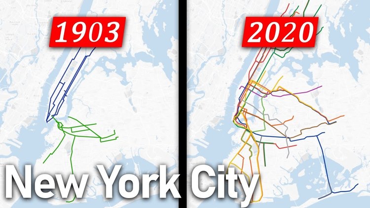 This Video Shows the Massive Expansion of the New York City Subway Over ...