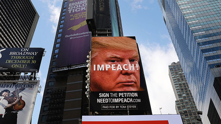 Giant Digital Billboards Calling for Donald Trump's Resignation Are Now ...