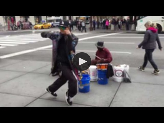 Check Out This Bucket Drummer and Street Dancer's Epic Midtown ...