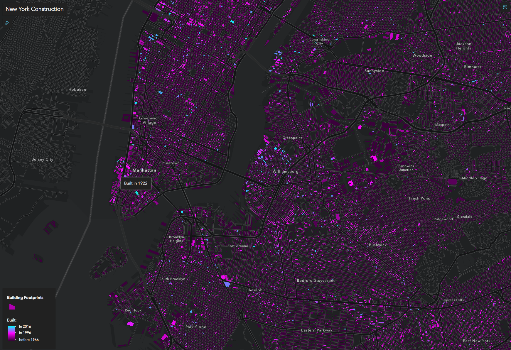 Interactive Timeline Map Shows Every Building Demolition in Manhattan ...