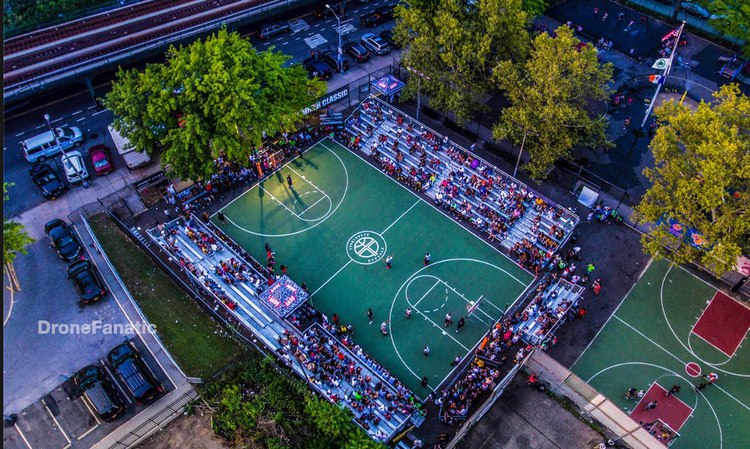 Watch This Aerial View of Dyckman Court Basketball Games in Harlem ...