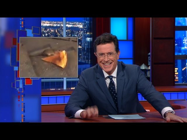 Stephen Colbert Knocks Pizza Rat: "Not That Big of a Deal" | Viewing NYC