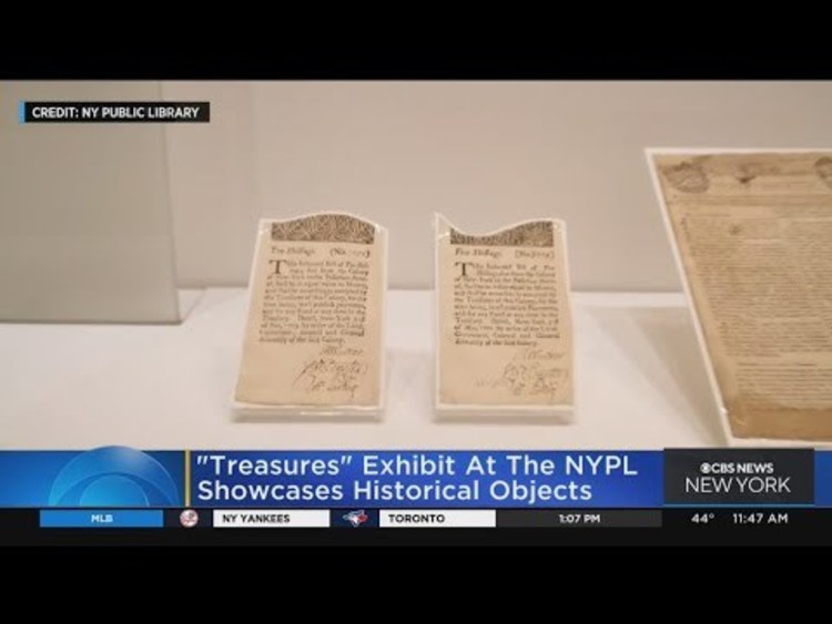 [WATCH] New York Public Library's "Treasures" Exhibit Gaining ...