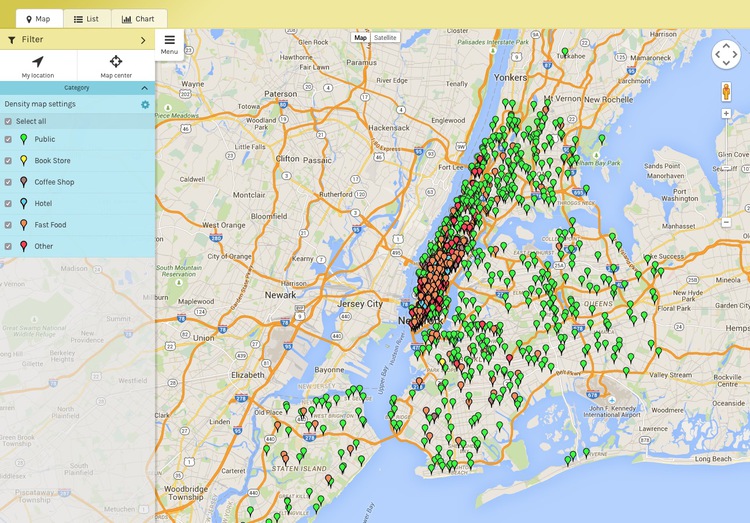 Useful Interactive Map Shows Every Public Restoom in the City | Viewing NYC