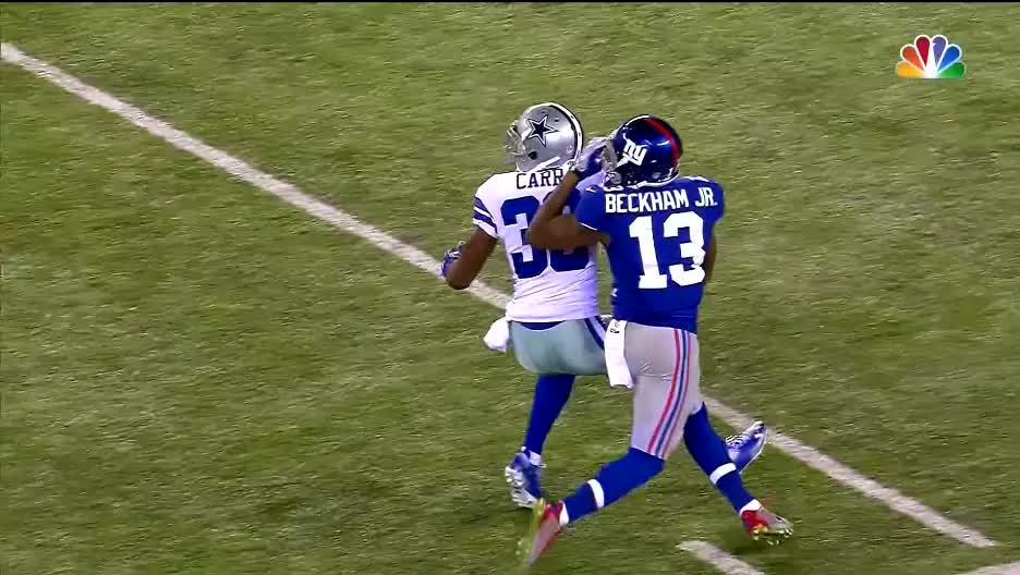 NY Giants Receiver Makes Amazing One-Handed Touchdown Catch | Viewing NYC