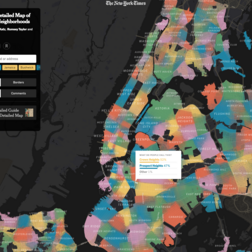 This Comprehensive Map Shows How All Manhattan Neighborhoods Fit ...