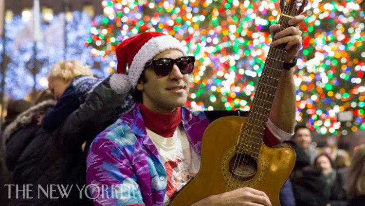 Musician Plays Funny Climate-Change Christmas Carols at Rockefeller ...