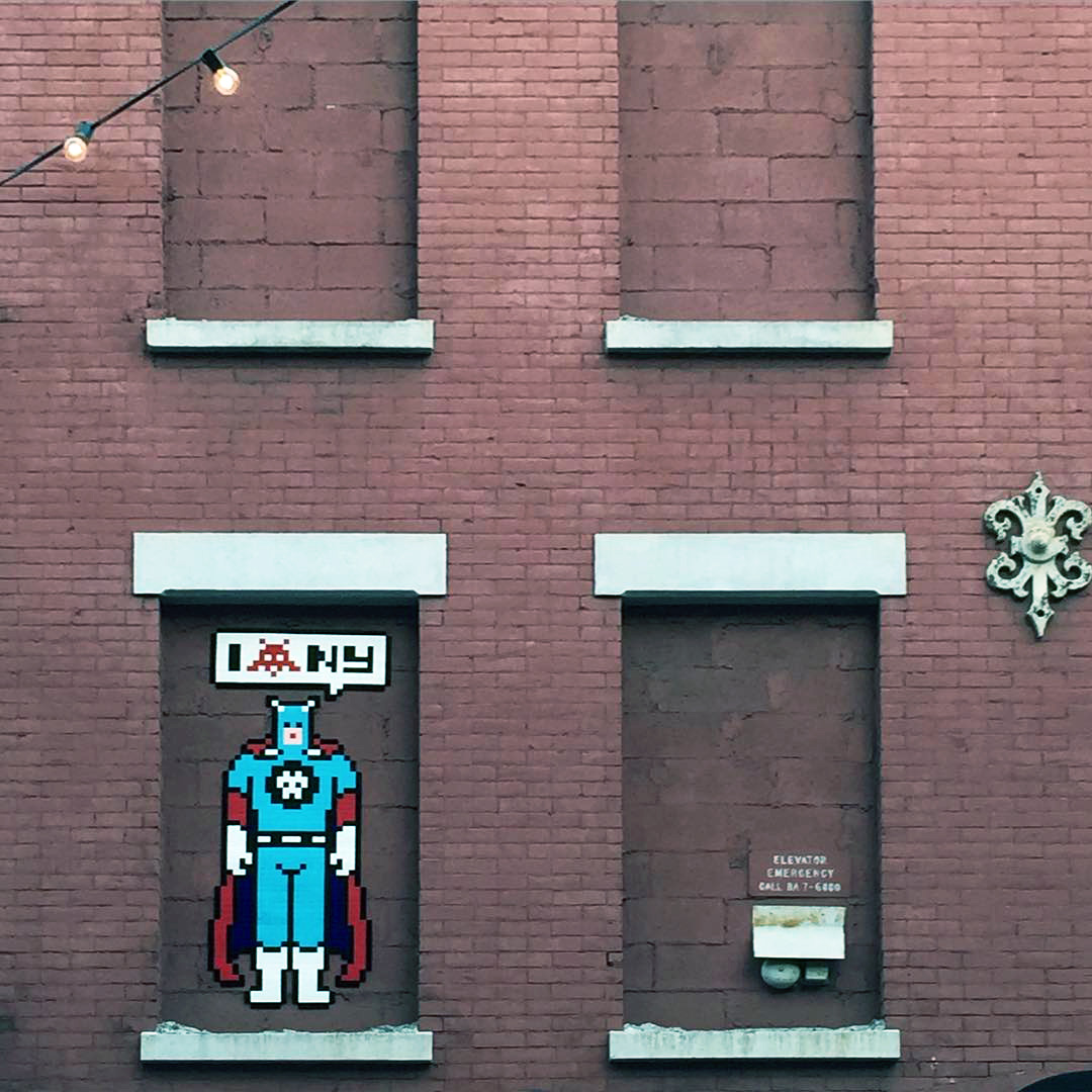 Street Artist Invader Unveils His 147th NYC Mosaic Tile Art in Little ...