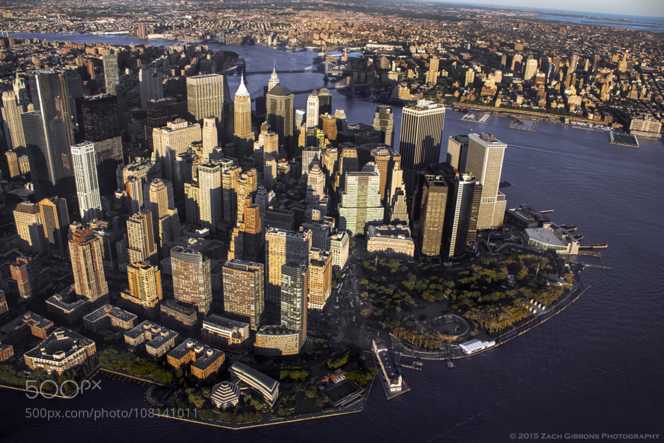 Amazing Aerial Photograph of Lower Manhattan Captured via Helicopter ...