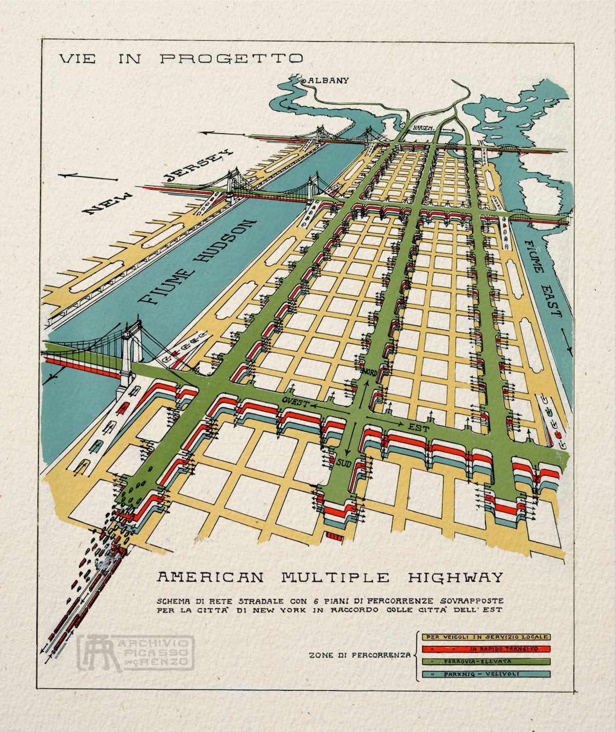 Check Out This Infrastructural Cross Section of Manhattan From 1967 ...