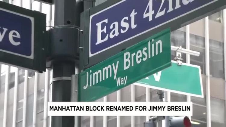Mayor de Blasio Temporarily Renames Stretch of 42nd Street to "Jimmy ...