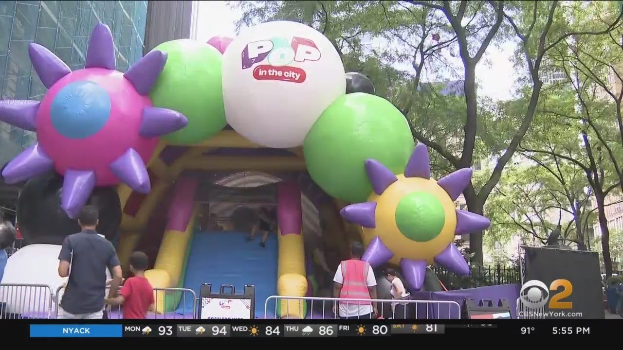 [WATCH] Block-Long Bouncy House Opens in Midtown at Herald Square ...
