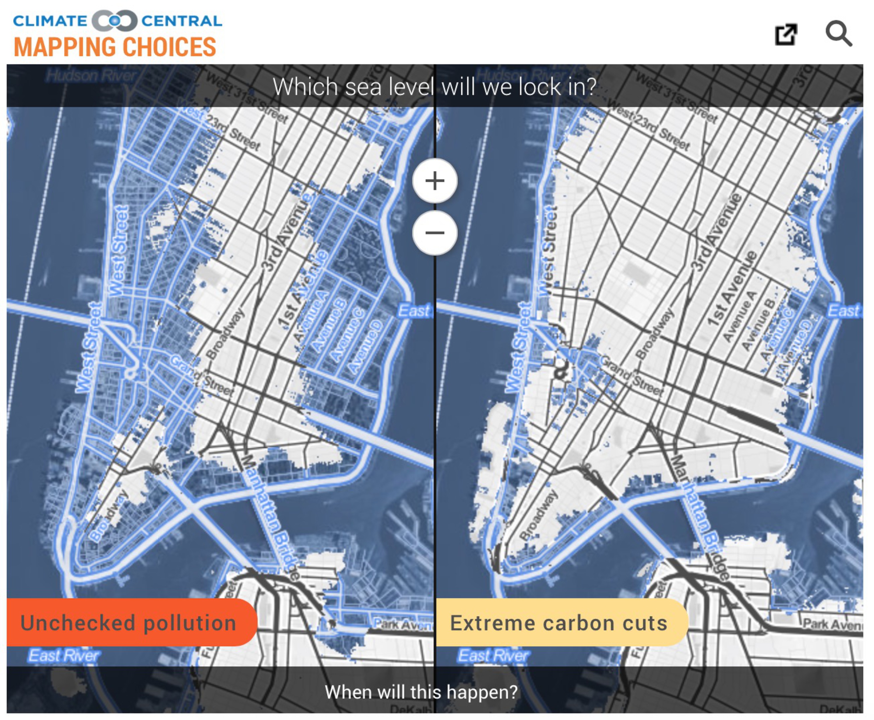 Terrifying Interactive Map Shows Receding City Coastline With Unchecked ...