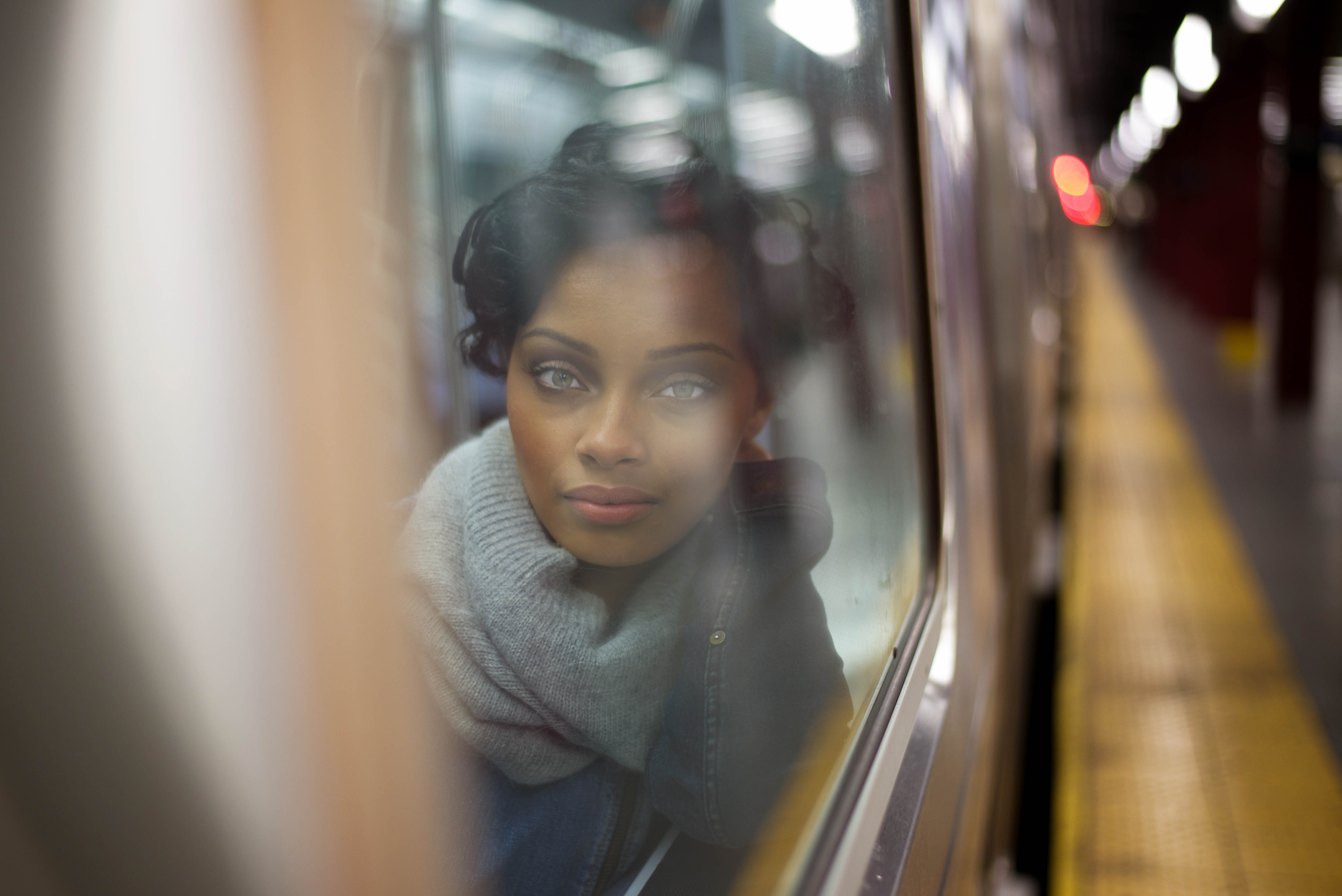 Local Photographer Captures Professional Models in Subway Photoshoots ...