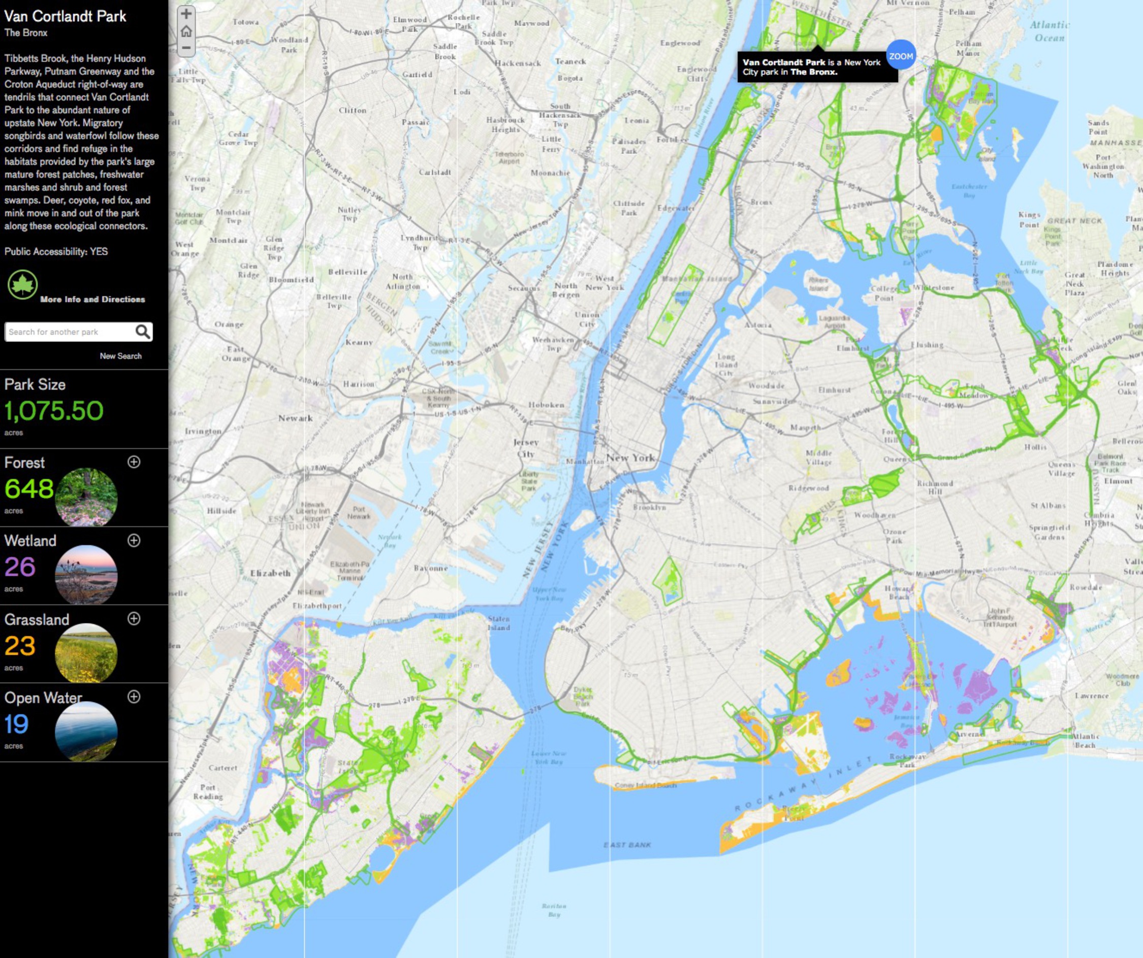 Check Out This Interactive Map Showing All Natural Areas Found Within ...