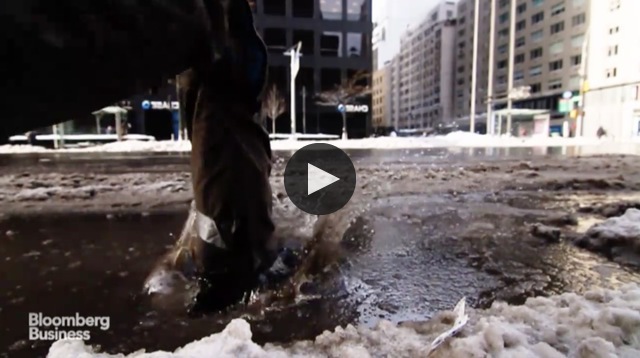 Bloomberg Explores Why Slushy New York City Sidewalk Puddles Are So ...