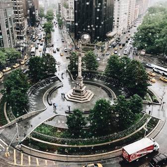 Vintage Colorized Photograph of One Times Square Under Construction in ...
