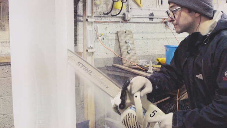 Watch the Empire State Building Get Carved from a Solid Block of Ice ...