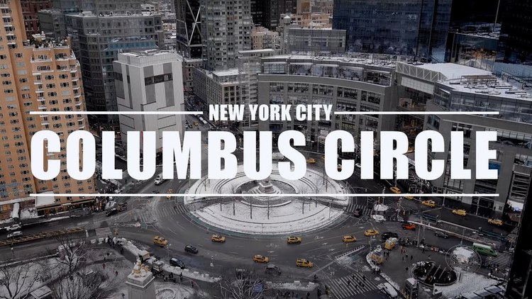 [WATCH] Check Out This Winter Aerial View of Columbus Circle, Manhattan ...