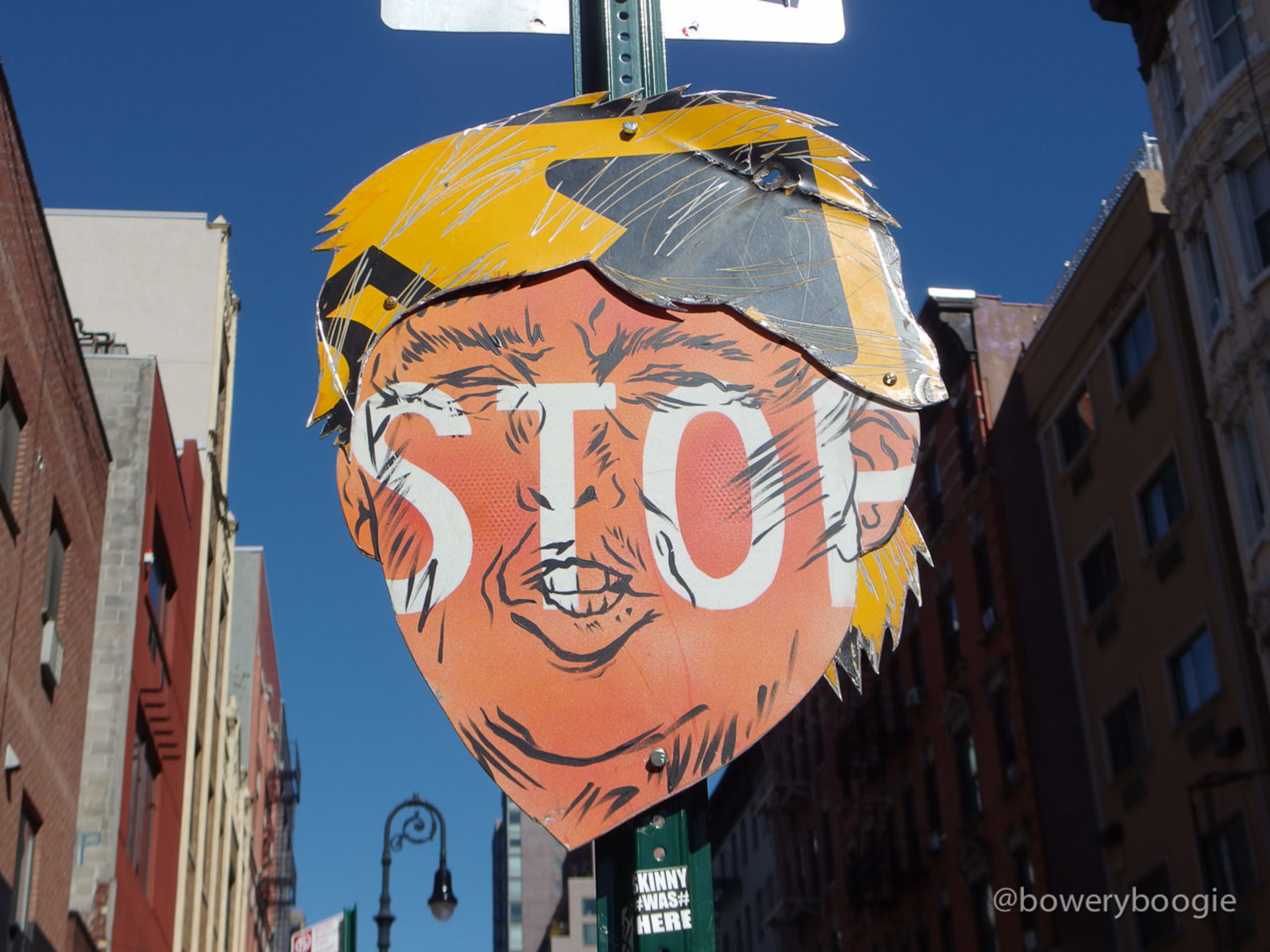 Check Out This Roundup of Anti-Trump Street Art in the Lower East Side ...