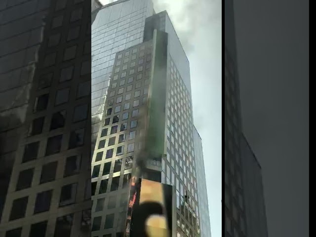 [VIDEO] This Times Square Billboard is On Fire. Literally. | Viewing NYC
