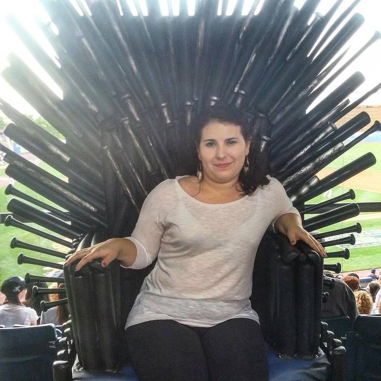Throne Made of Baseball Bats Unveiled at a Game of Thrones Theme Night ...