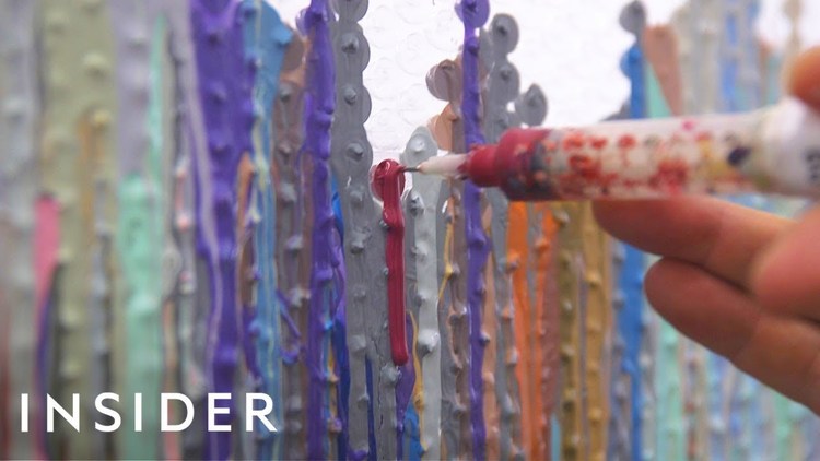 This Brooklyn Artist Transforms Bubble Wrap Into Impressionist ...