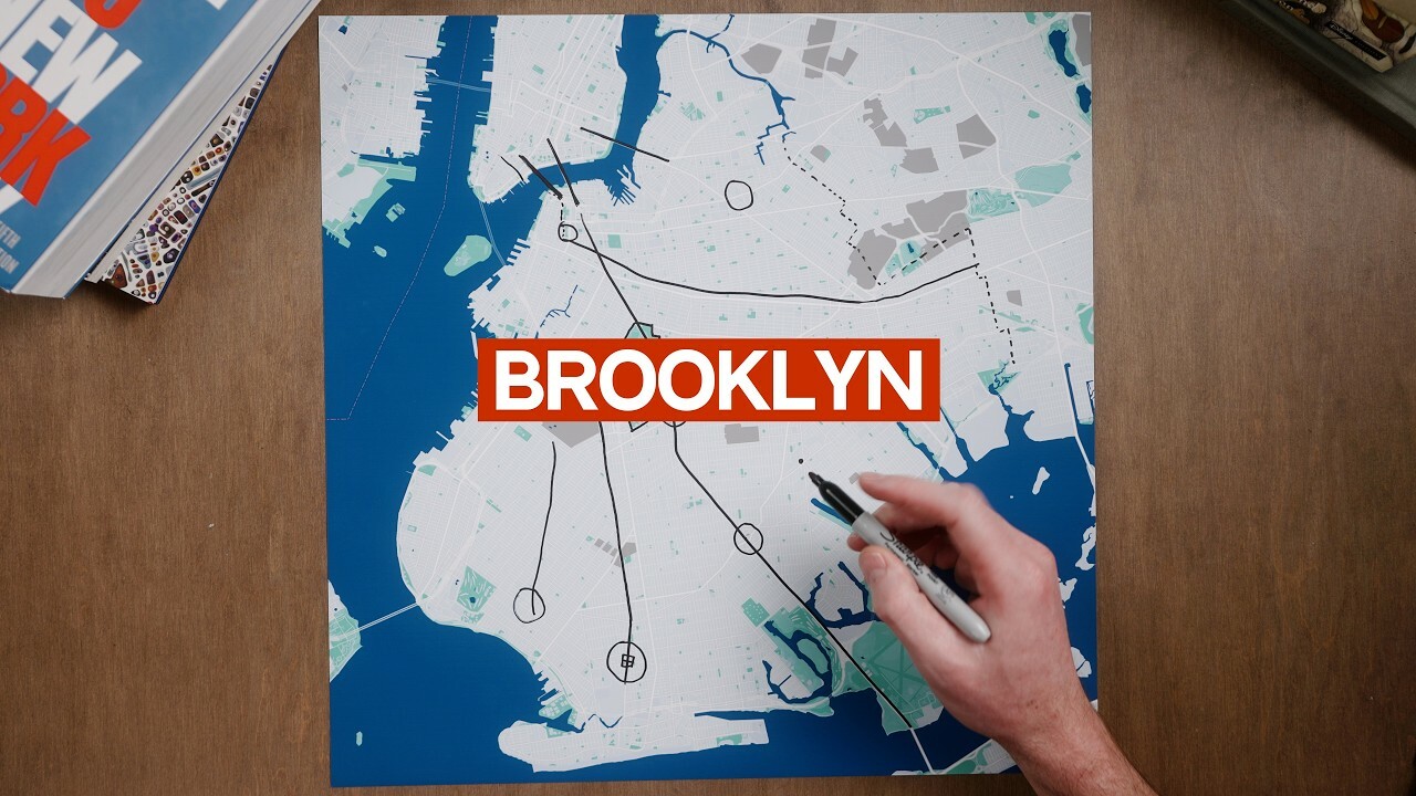This Comprehensive Map Shows How All Manhattan Neighborhoods Fit ...