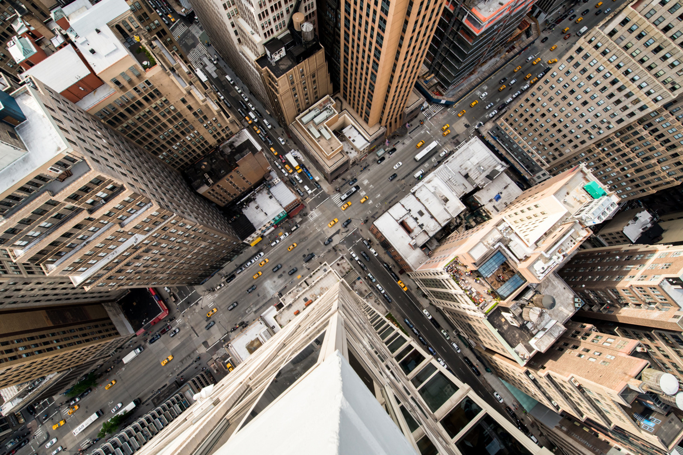 'Intersections From Above' — Amazing Birds-Eye Views of NYC ...