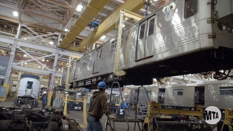 Peek Inside the MTA's Overhaul Shops Where NYC Subway Cars Go to Get ...