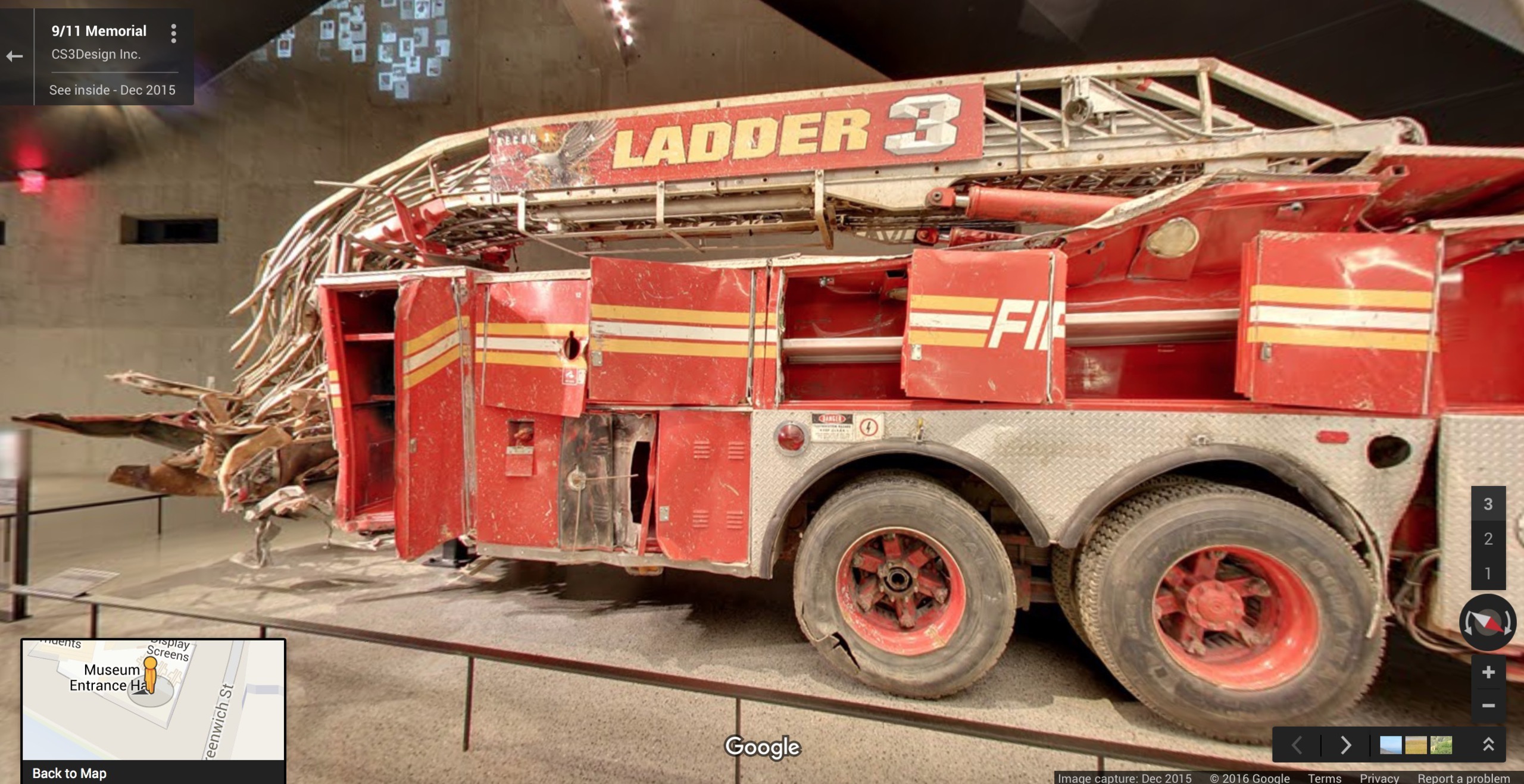 Take a Virtual Tour Inside the 9/11 Memorial Museum With Google Street ...