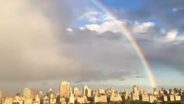 Check Out This Perfect 180° Rainbow That Formed Over Central Park This ...