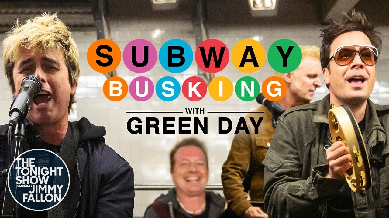 [VIDEO] Subway Busking with Green Day and Jimmy Fallon | Viewing NYC