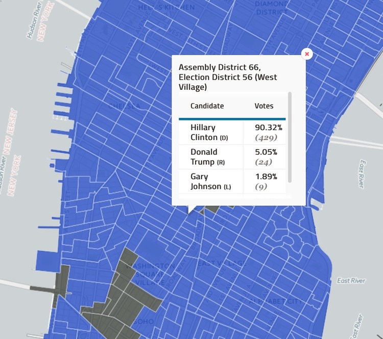Here's How Every NYC Neighborhood Voted In The 2016 Presidential ...
