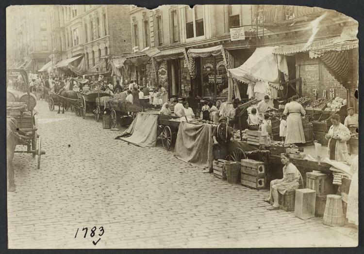 Vintage Photographs of New York City Streetside Food Stands and Markets ...