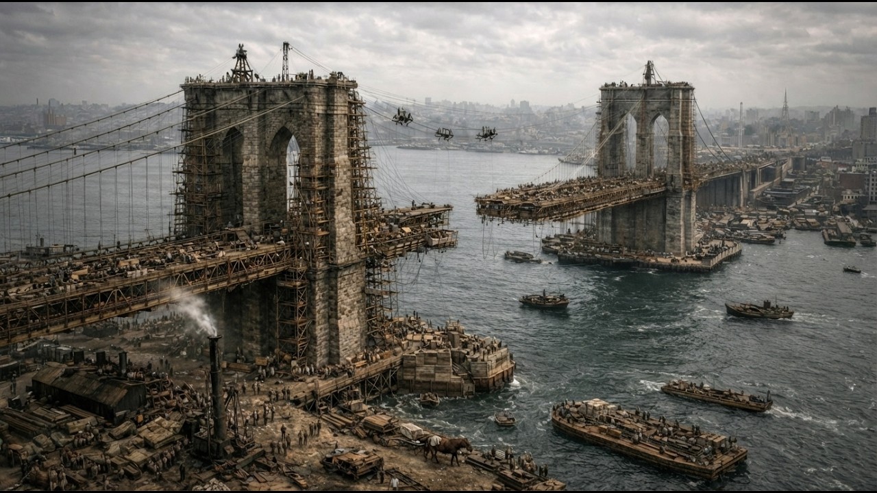 [VIDEO] How the Brooklyn Bridge Was Built – The Impossible Engineering ...